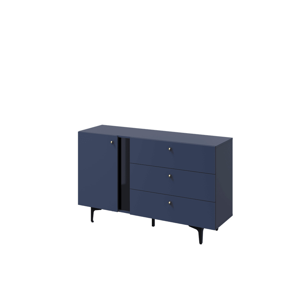 Milano Sideboard Cabinet 138cm - Navy 138cm by Arthauss | ufurnish.com